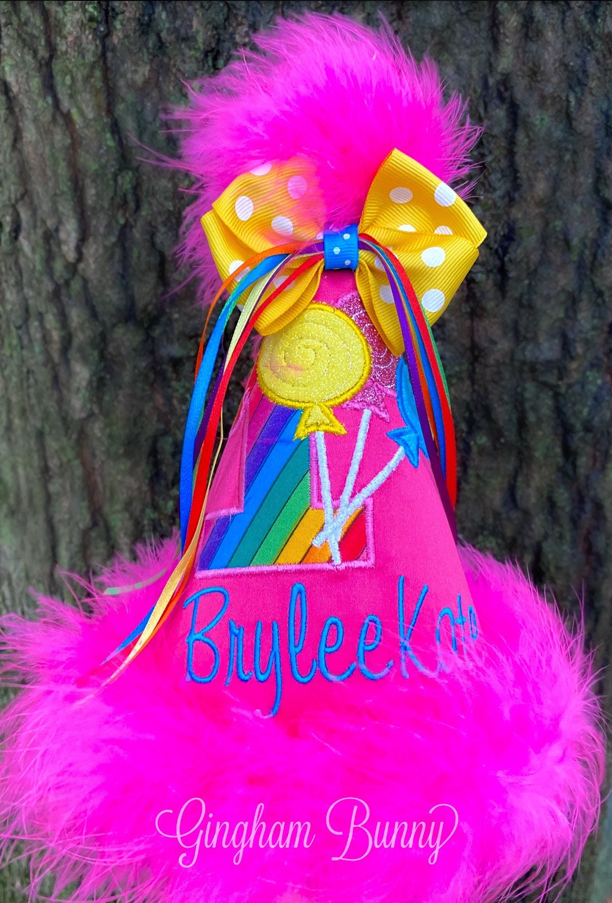 Candy Land Birthday Hat Lollipop Birthday Hat Candyland | Etsy
