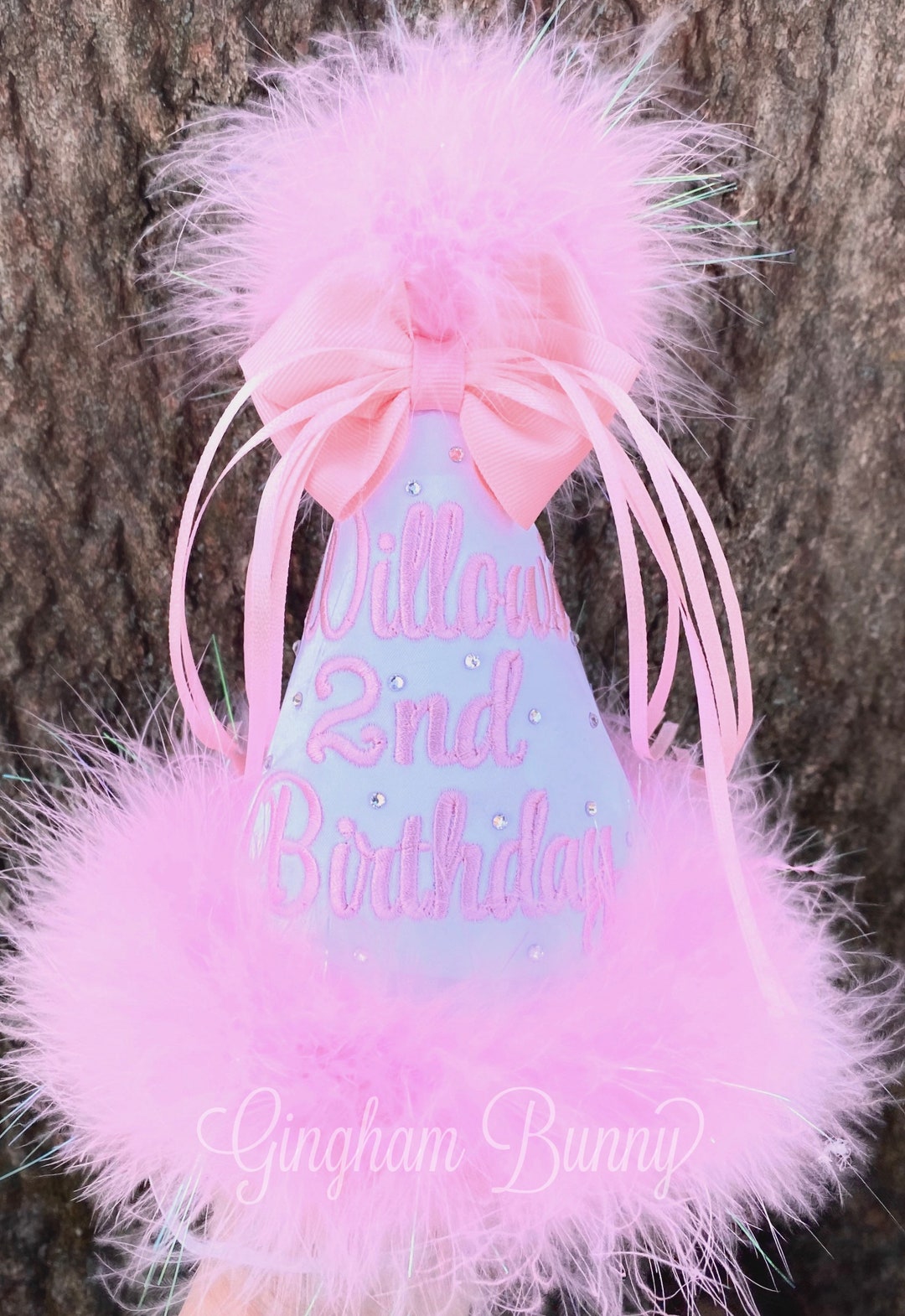 2nd Birthday Hat, 1st Birthday Hat, Birthday Party Hat, Happy Birthday ...