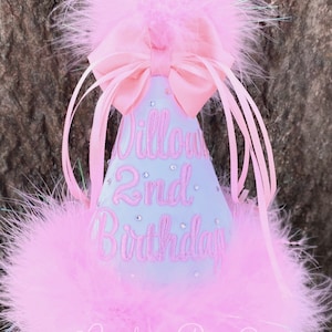 2nd Birthday Hat, 1st Birthday Hat, Birthday Party Hat, Happy Birthday ...