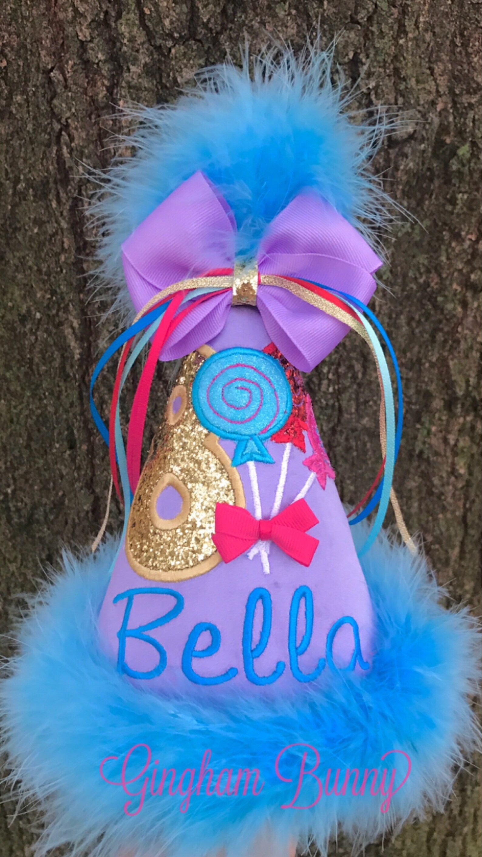 Candy Land Birthday Hat Lollipop Birthday Hat Candyland | Etsy