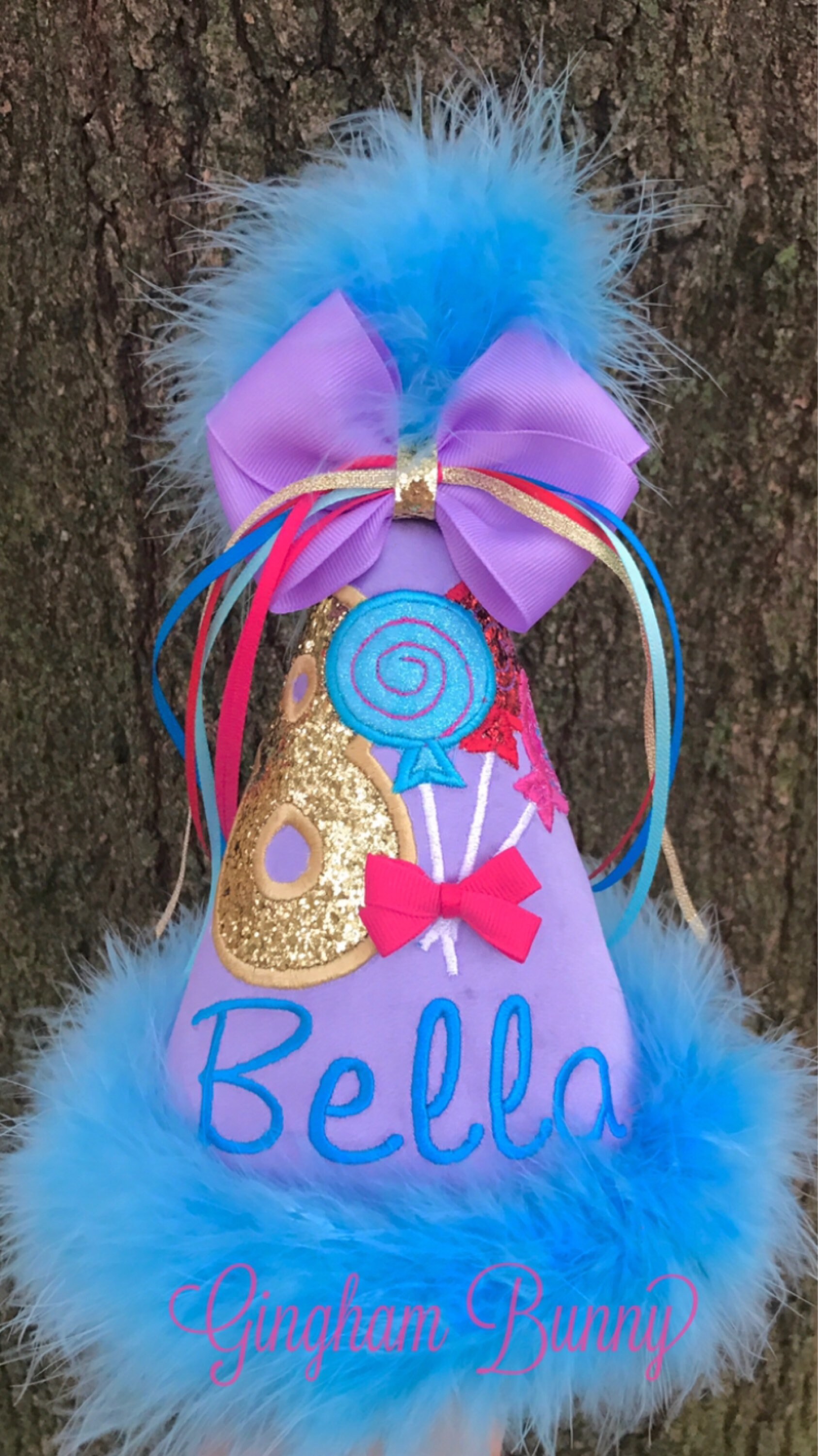 Candy Land Birthday Hat Lollipop Birthday Hat Candyland | Etsy