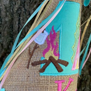 Camping Birthday Hat, Tent Birthday Hat, Campfire Birthday, Camping ...