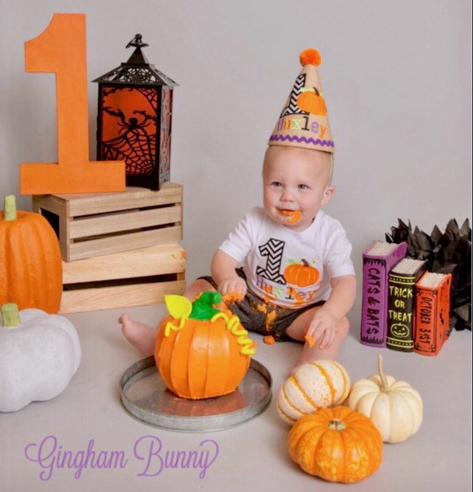 Pumpkin Cake Smash Set Thanksgiving Cake Smash Set 2 Pc. - Etsy