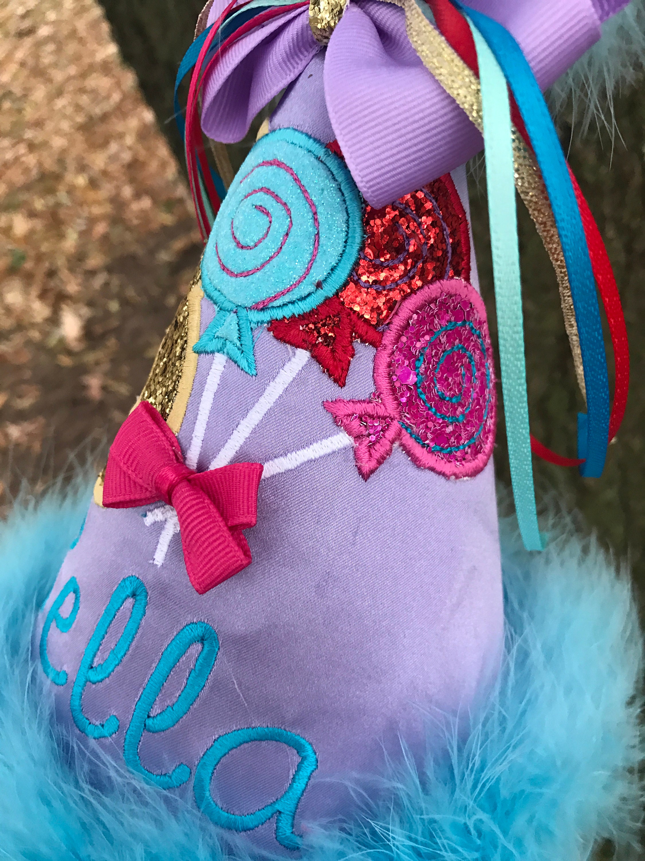 Candy Land Birthday Hat Lollipop Birthday Hat Candyland | Etsy