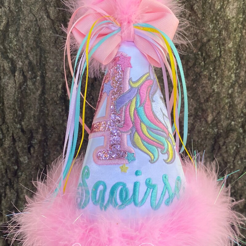 Unicorn Birthday Party Hats - Etsy
