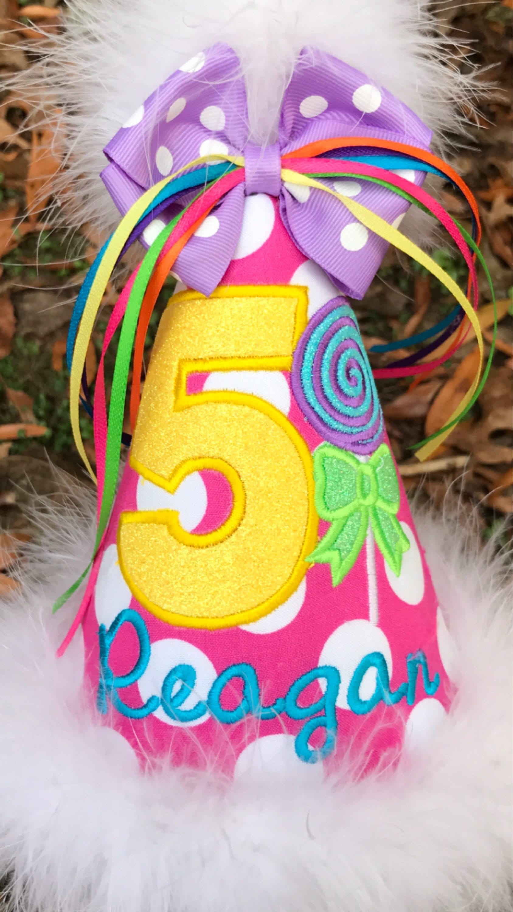 Candy Land Birthday Hat Lollipop Birthday Hat Candyland | Etsy