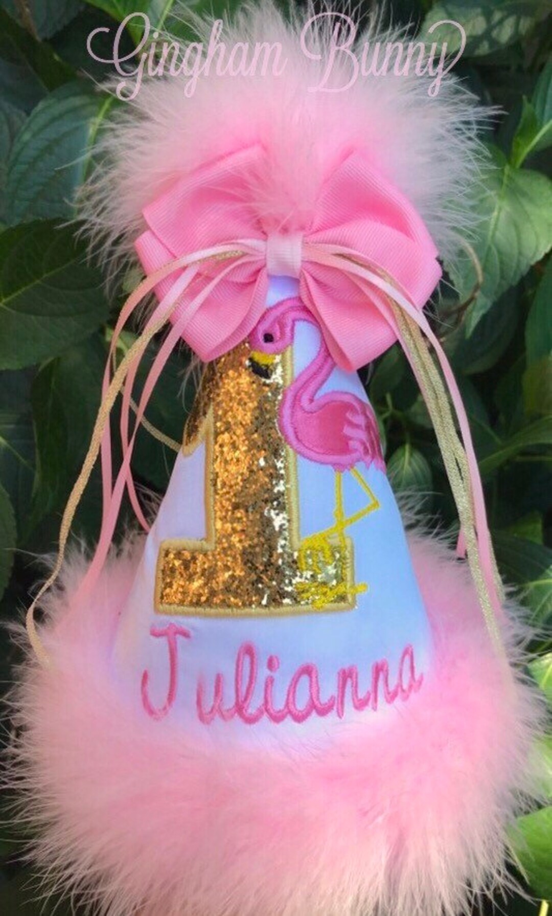 Flamingo First Birthday Hat, Flamingle Birthday Hat, Flamingo Cake ...