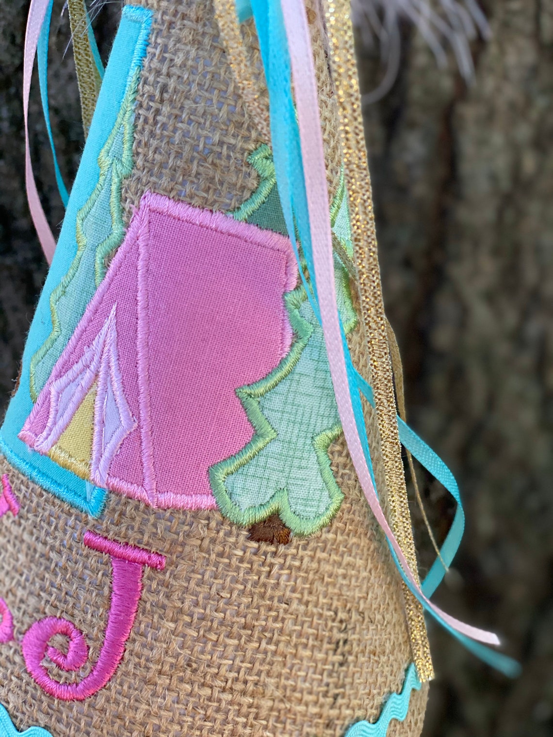 Camping Birthday Hat Tent Birthday Hat Campfire Birthday - Etsy