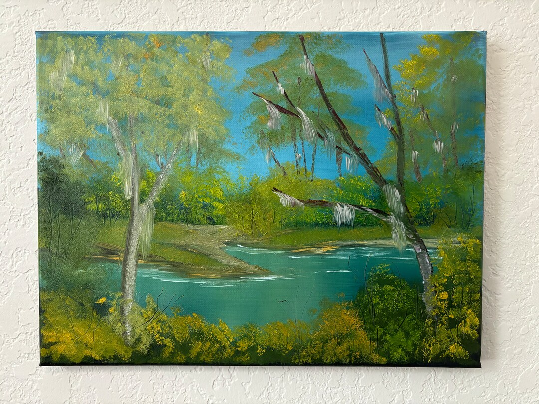 Florida Swamp Oil Painting on Canvas - Etsy