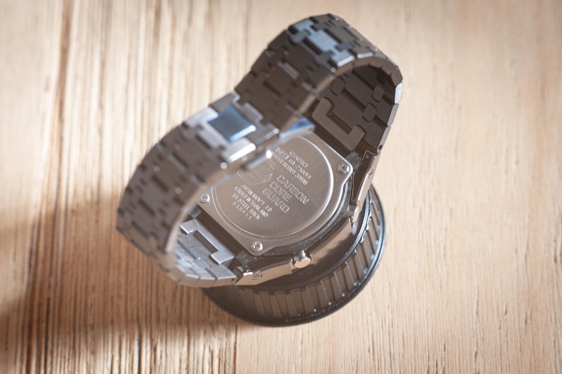 Casio Bespoke G-shock GA-2100FF Grey Metal Case - Full Stainless Steel ...