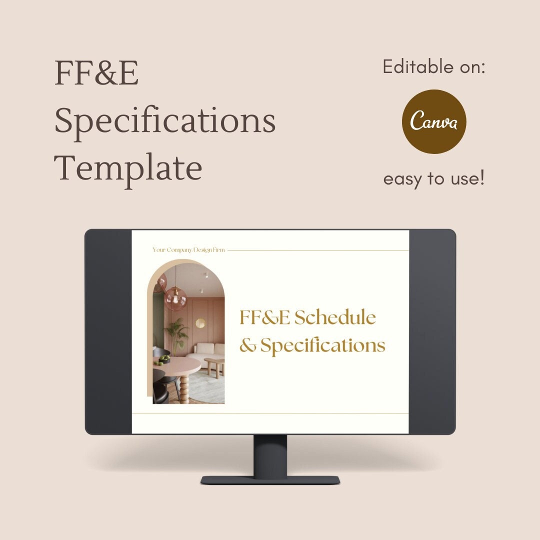 Interior Design Furniture Fixture and Equipment Specifications List for ...