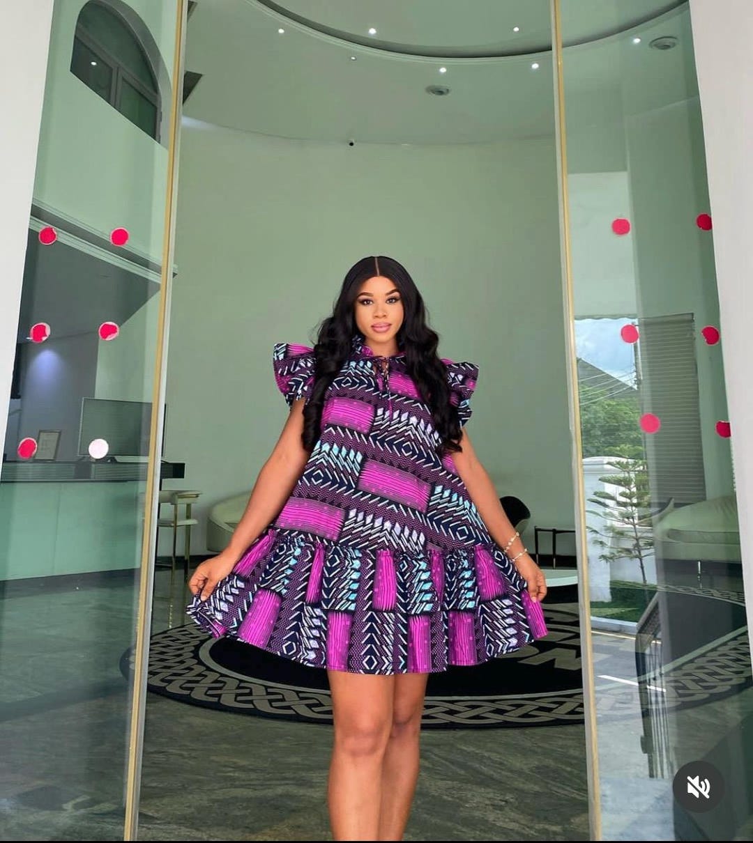Simple and Classic African Print Dress, African Print Summer Dress ...