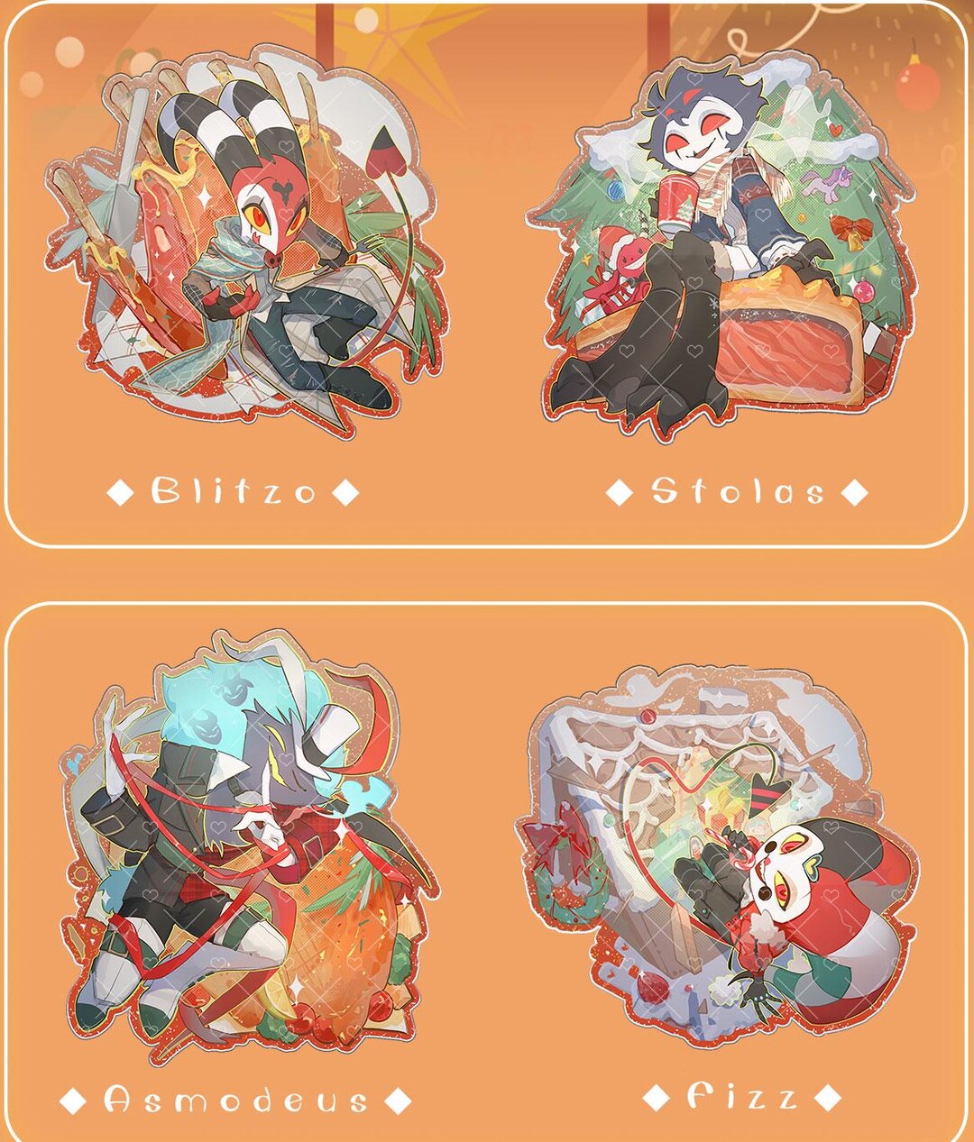 Blitzo Christmas Glitter Epoxy Acrylic Keychain - Etsy