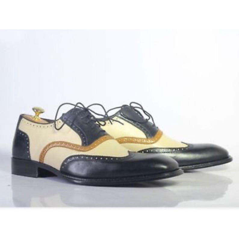 Men's Handmade Multi Color Dress Shoes | Bespoke Genuine Leather ...