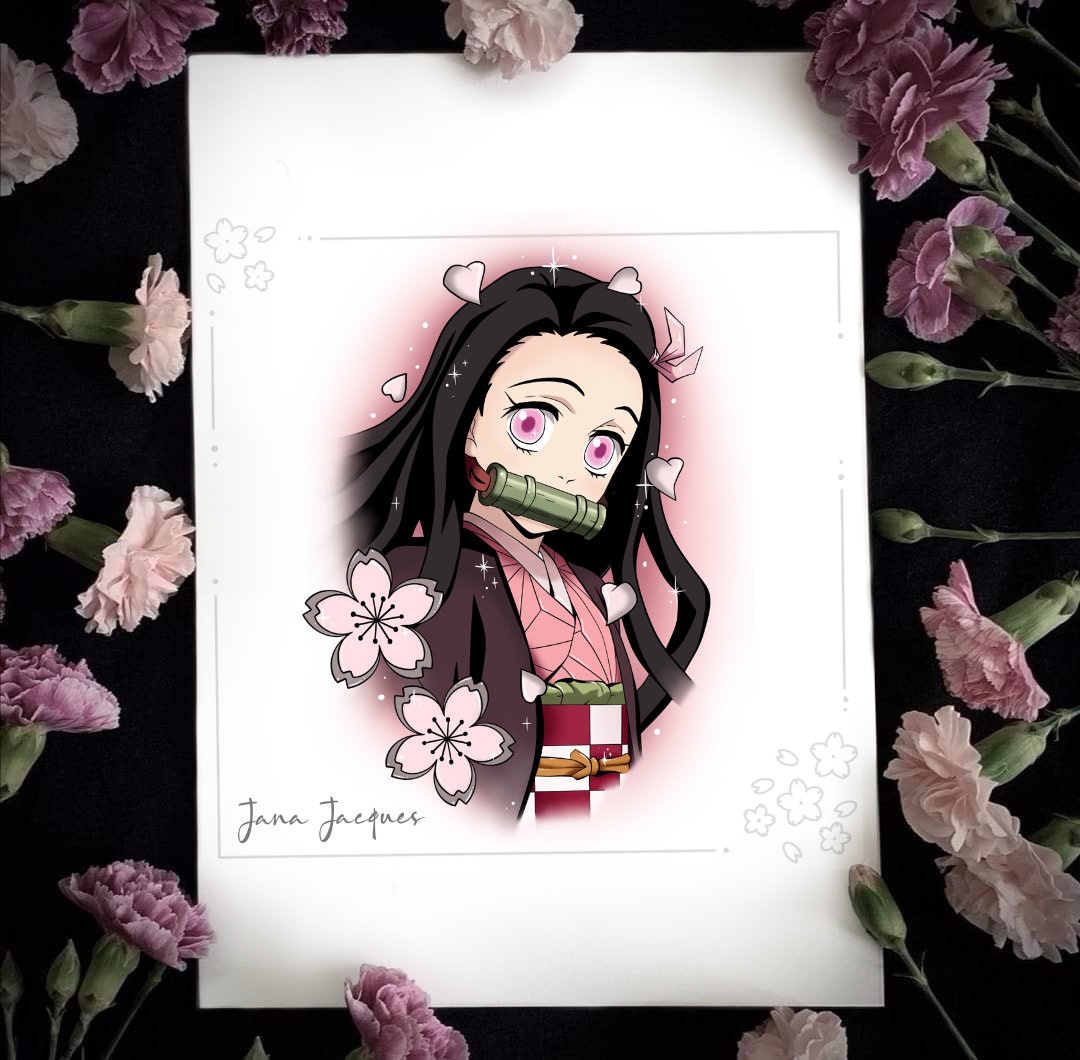 Nezuko Art Print - Etsy
