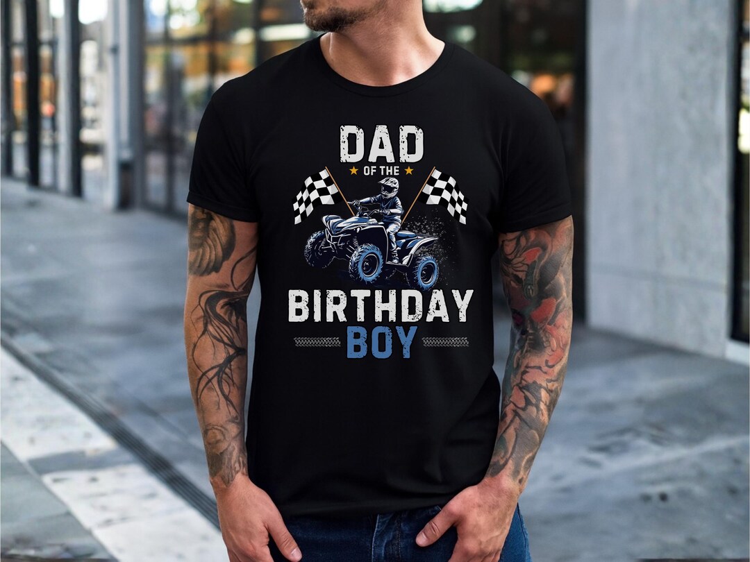 Dad of the ATV Birthday Boy Shirt, Family Matching Outfit - Etsy