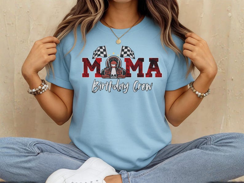 Race Car Birthday Shirt, Family Matching Racing Party Tee - Etsy