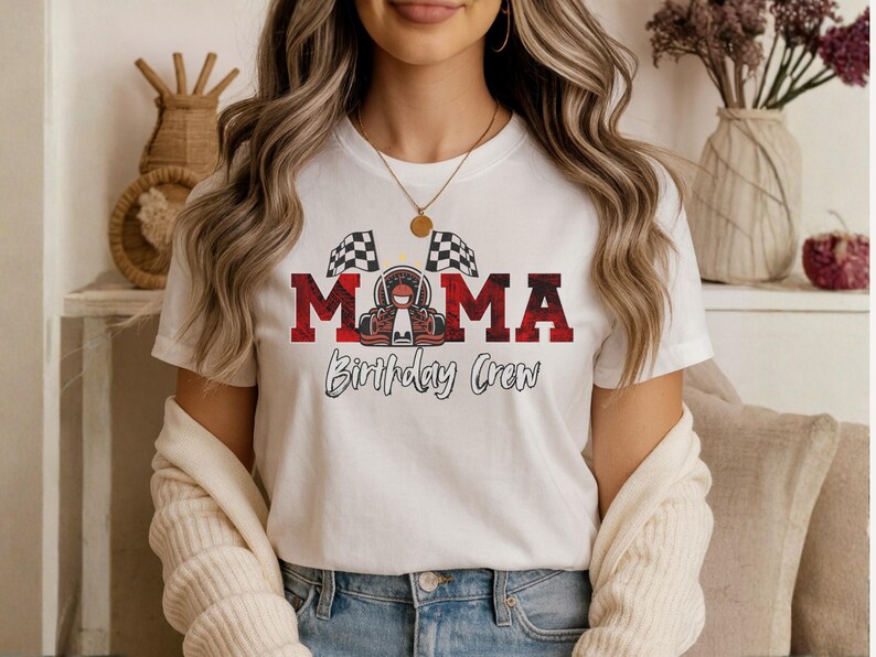 Race Car Birthday Shirt, Family Matching Racing Party Tee - Etsy