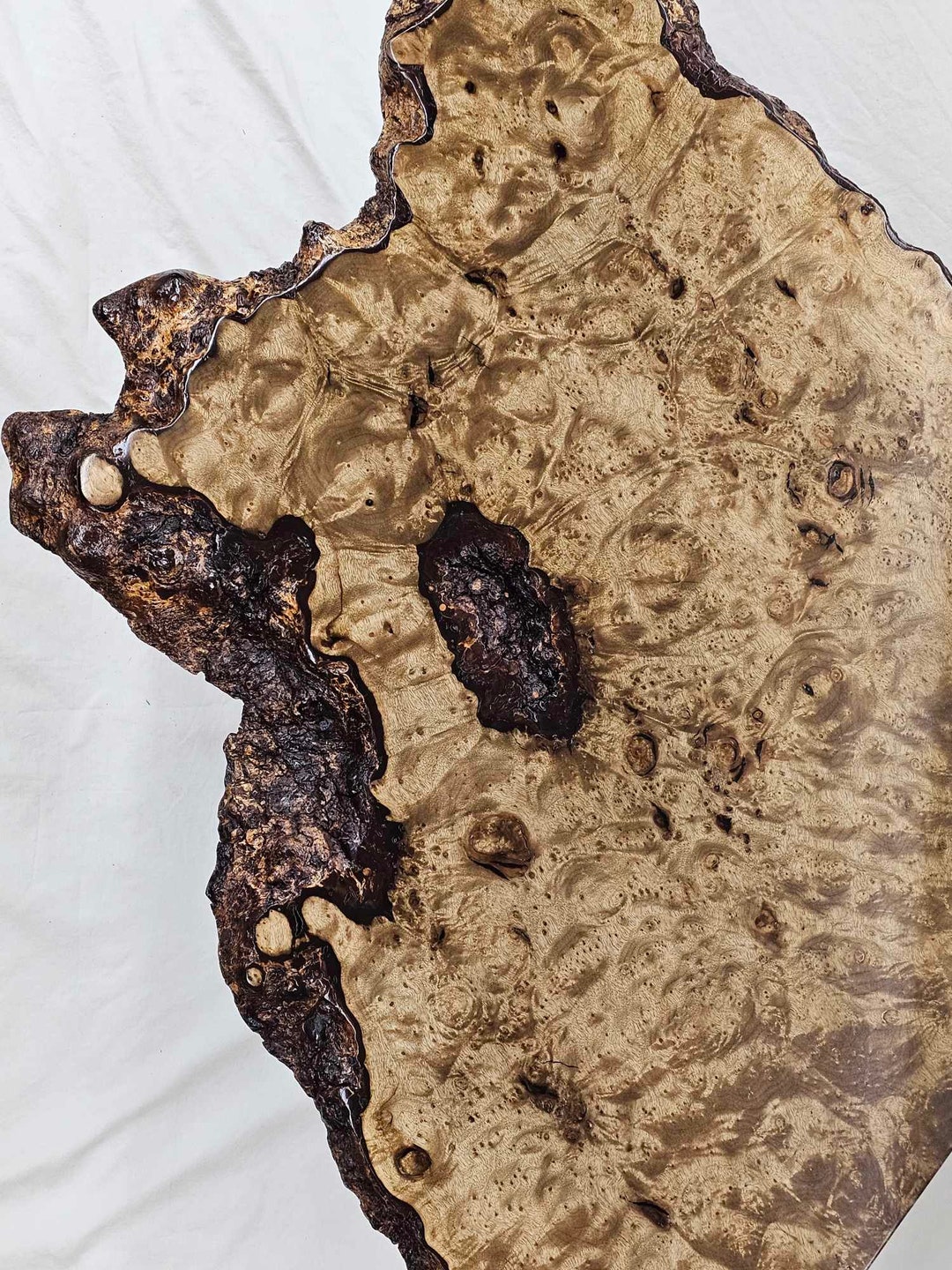 50 X 30, 1 1/2 Myrtle Wood Burl Live Edge Coffee Table - Etsy