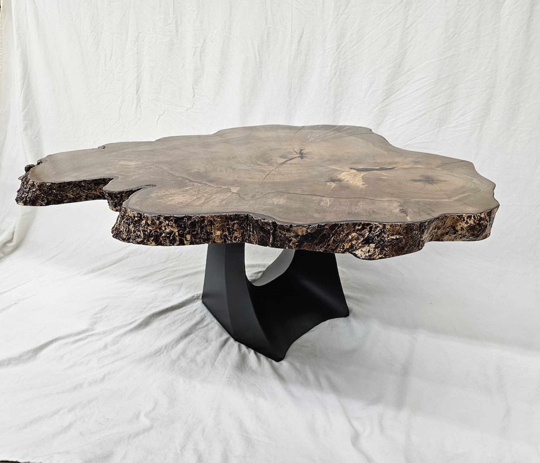 50”x 30” X 2” Myrtle Wood Burl Live Edge Coffee Table - Etsy