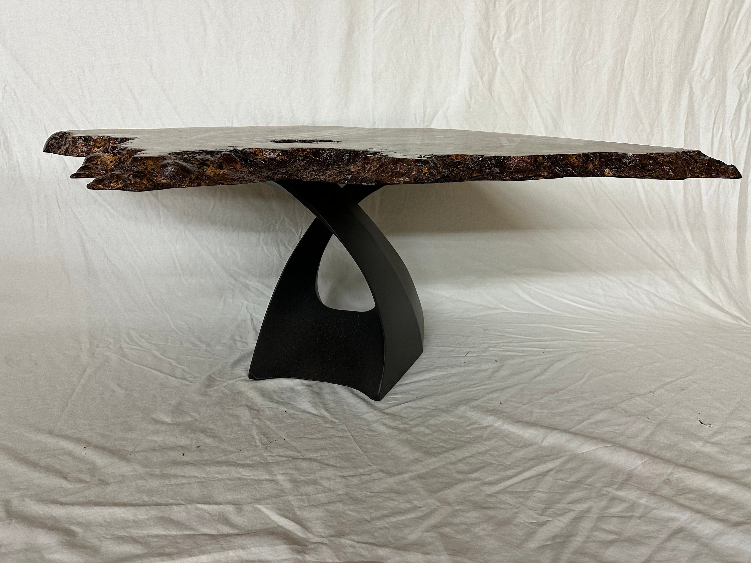 50 X 30, 1 1/2 Myrtle Wood Burl Live Edge Coffee Table - Etsy