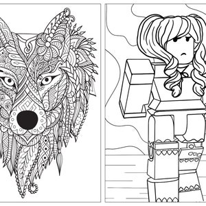 Roblox Coloring Book: 2-in-1 Fun for Kids and Parents | Screen Time ...