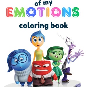 Inside Out Customizable ABC Coloring Book for Kids , Baby Shower ...