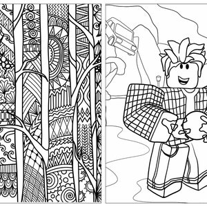 Roblox Coloring Book: 2-in-1 Fun for Kids and Parents | Screen Time ...