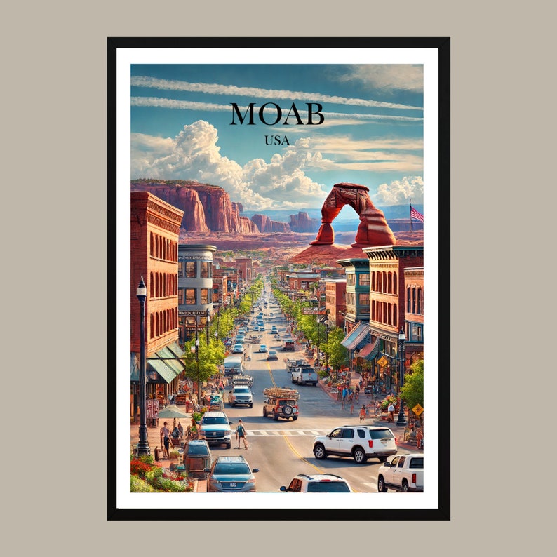 Moab Travel Print - Moab Travel Poster - Digital Art - Wall Decor - Art ...