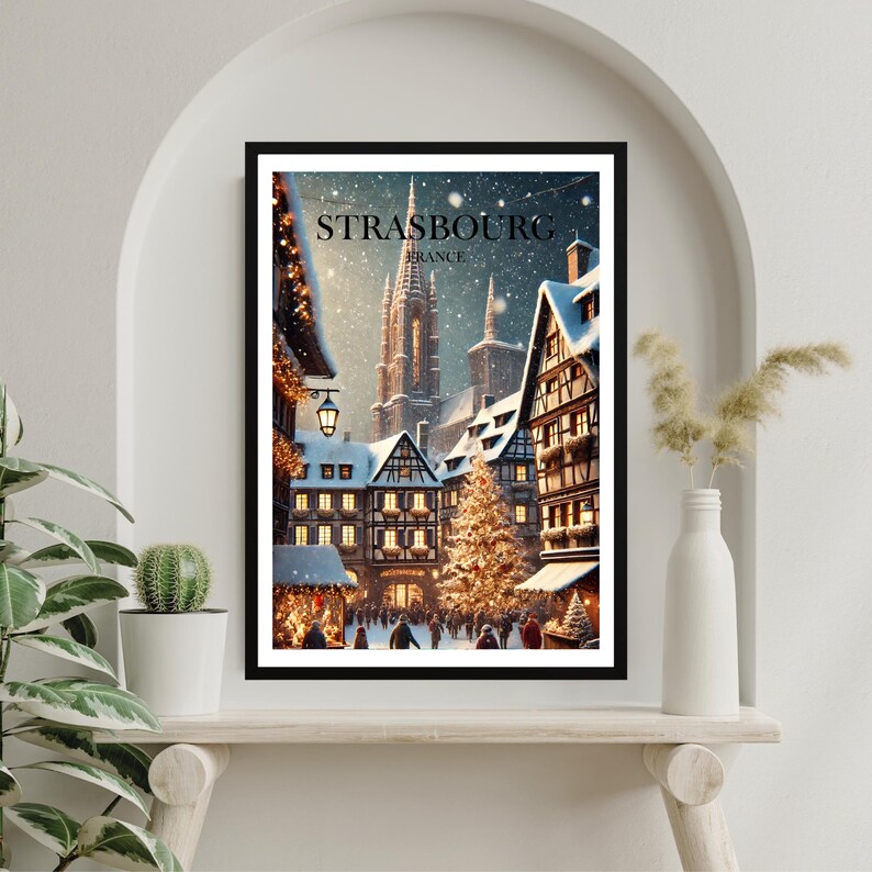 Strasbourg - Strasbourg Poster - Digital Art - Wall Decor - France ...