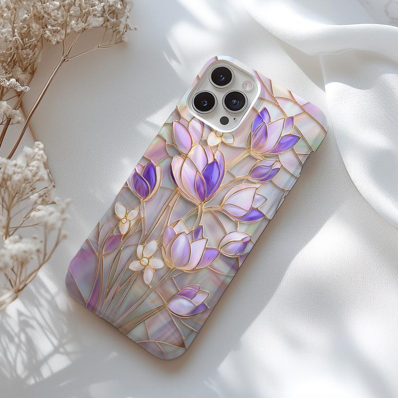 Purple Whimsy Phone Case - Etsy UK