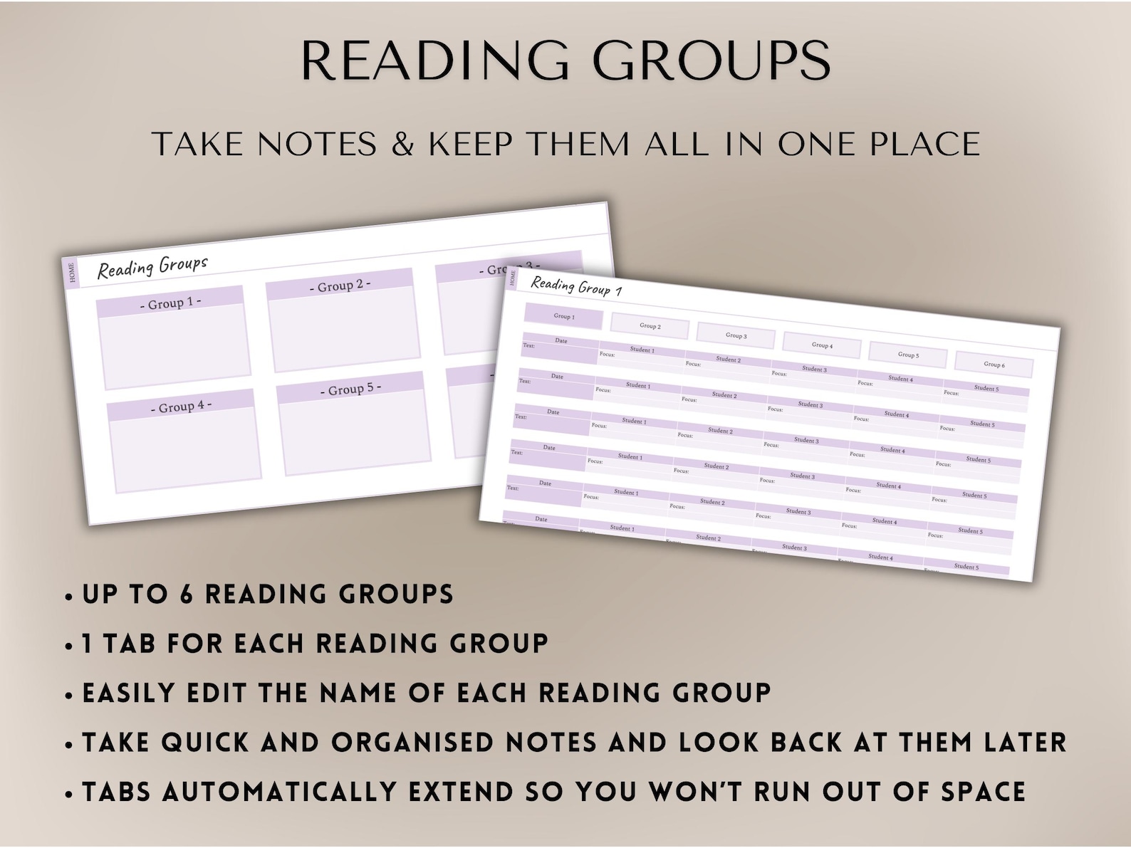 Digital Teacher Planner Template | Google Sheets Teacher Planner ...