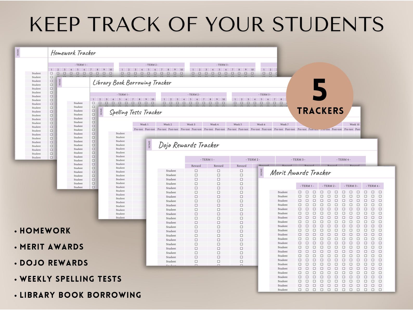 Digital Teacher Planner Template | Google Sheets Teacher Planner ...