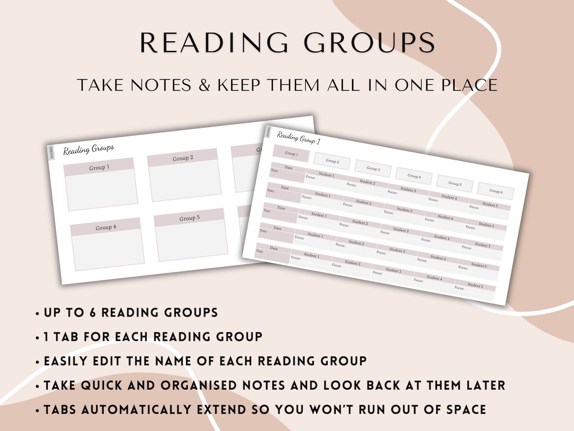 Digital Teacher Planner Template Google Sheets Weekly Lesson Planner ...