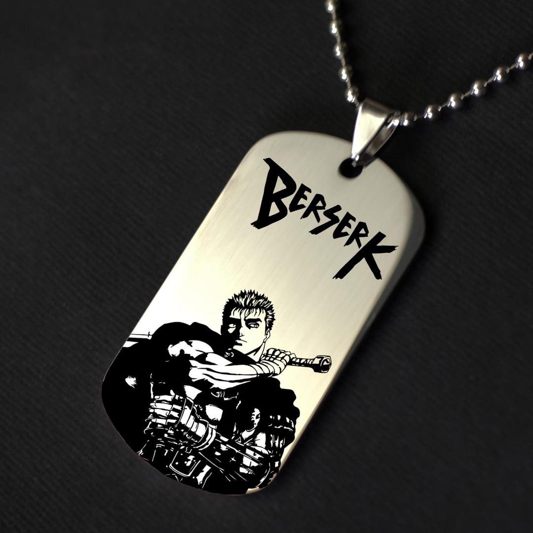 Berserk Metal Necklace Pendant | Griffith Guts Behelit Sacrifice Mark ...