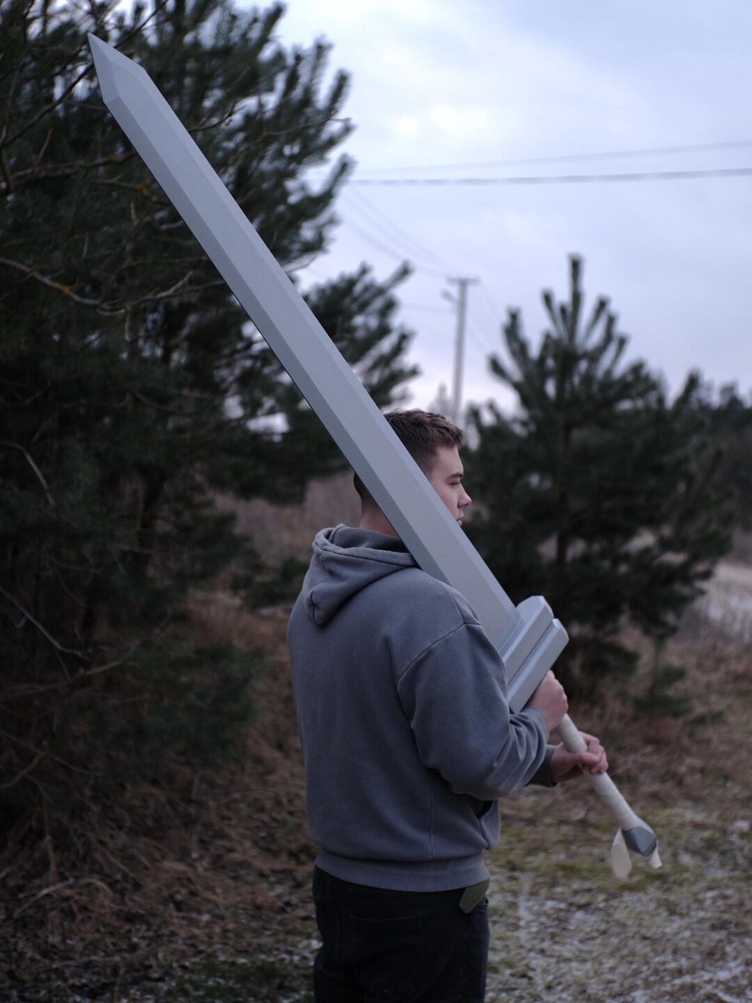 Full Size Hawk Raider Sword From Berserk Golden Age Wooden Training ...