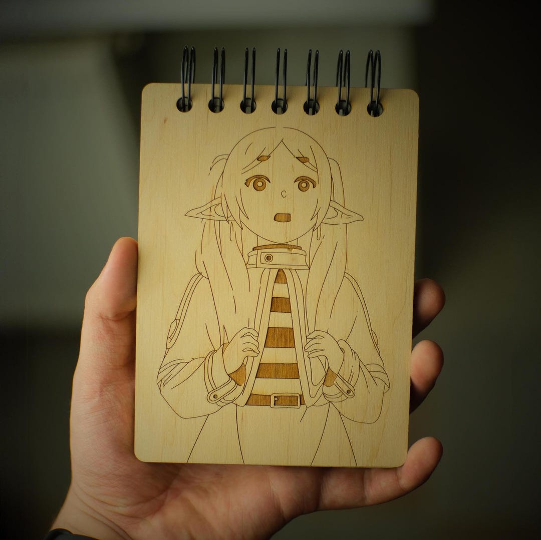 Frieren Anime Notebook | Notepad | Sketchbook - A5 - A6 - B6 - Beyond ...