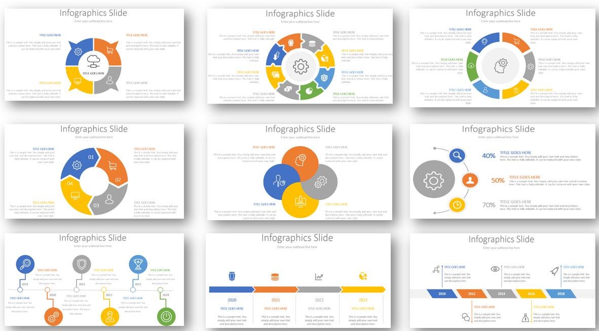 50+ Animated Infographics, Process Map - Etsy