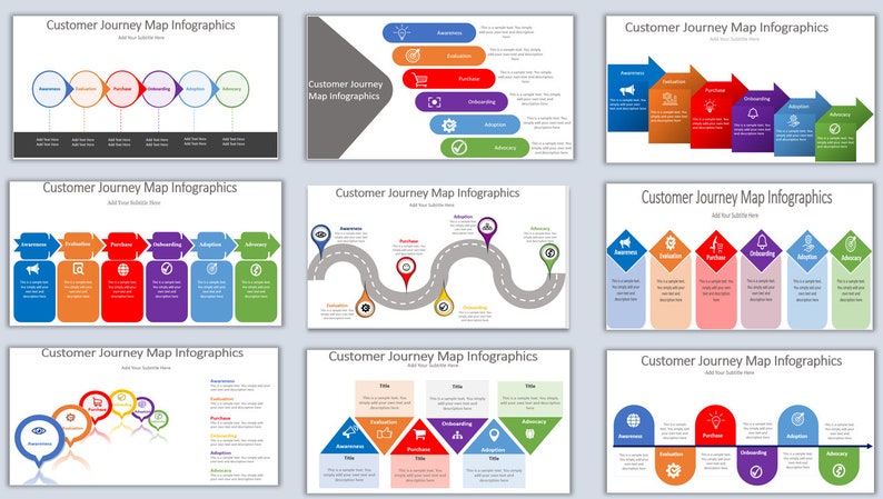 Customer Journey Infographic Templates | Customer Map, Timeline and ...