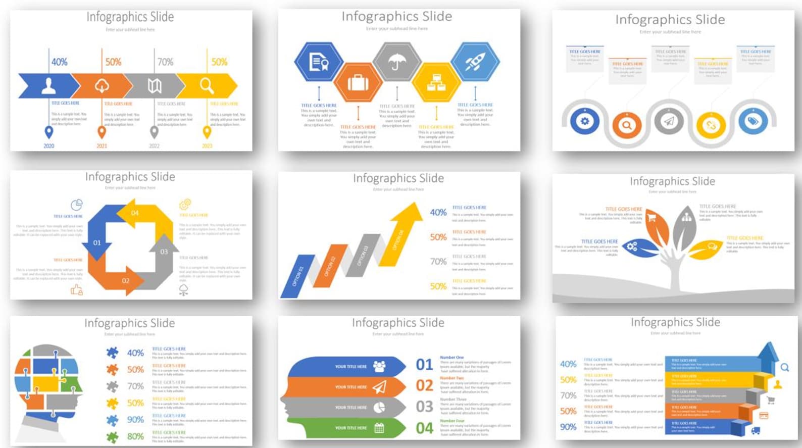 50 Animated Infographics, Process Map - Etsy