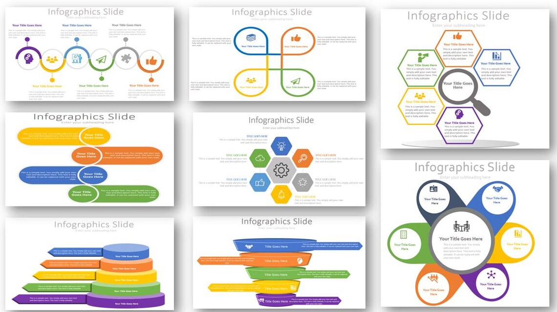 50 Animated Infographics, Process Map - Etsy