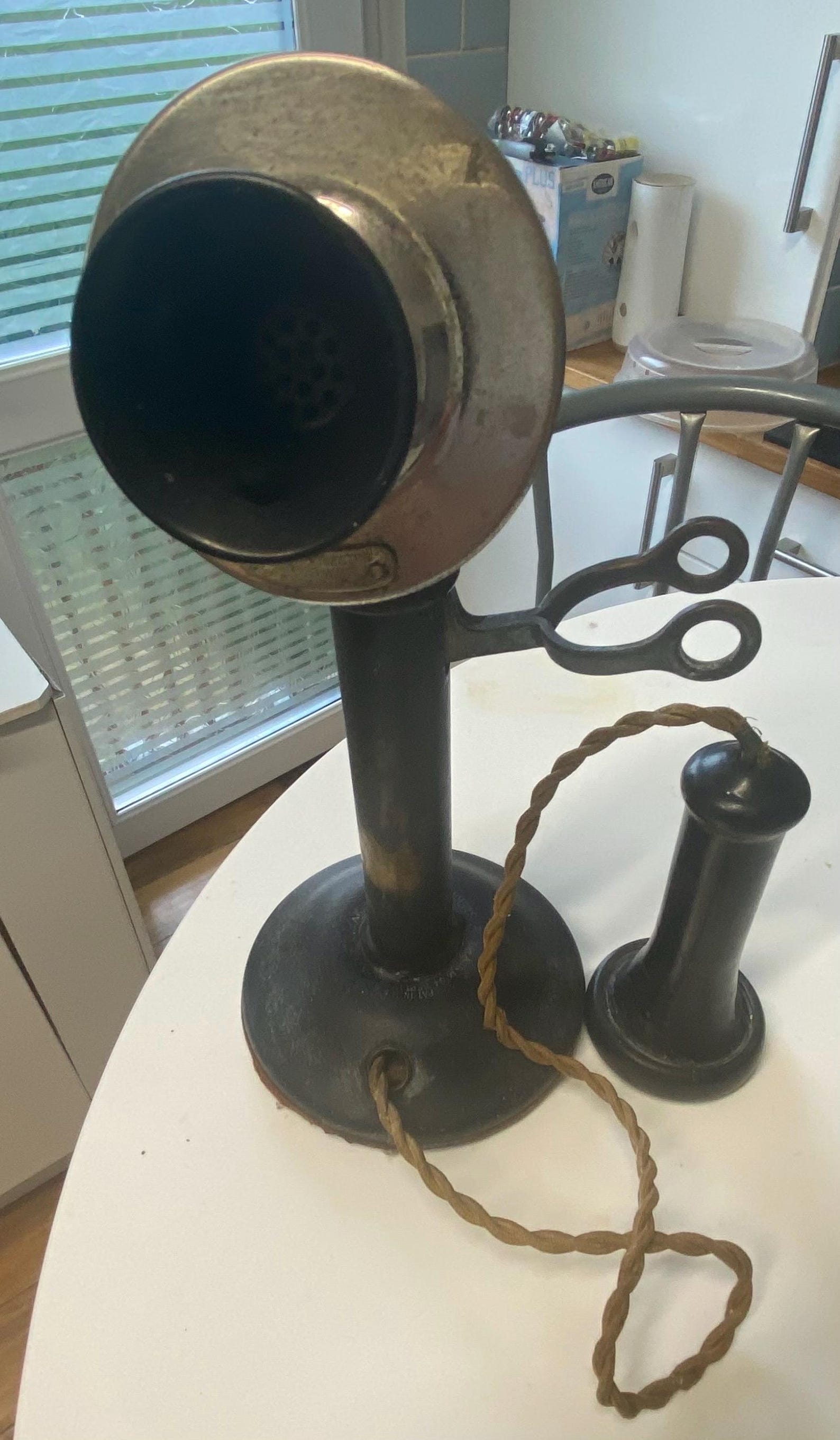 Vintage Stick Telephone, Western Electric Company, Made in U.S.A ...