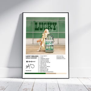 Megan Moroney Lucky deluxe Album Poster / Album Cover Poster / Music ...