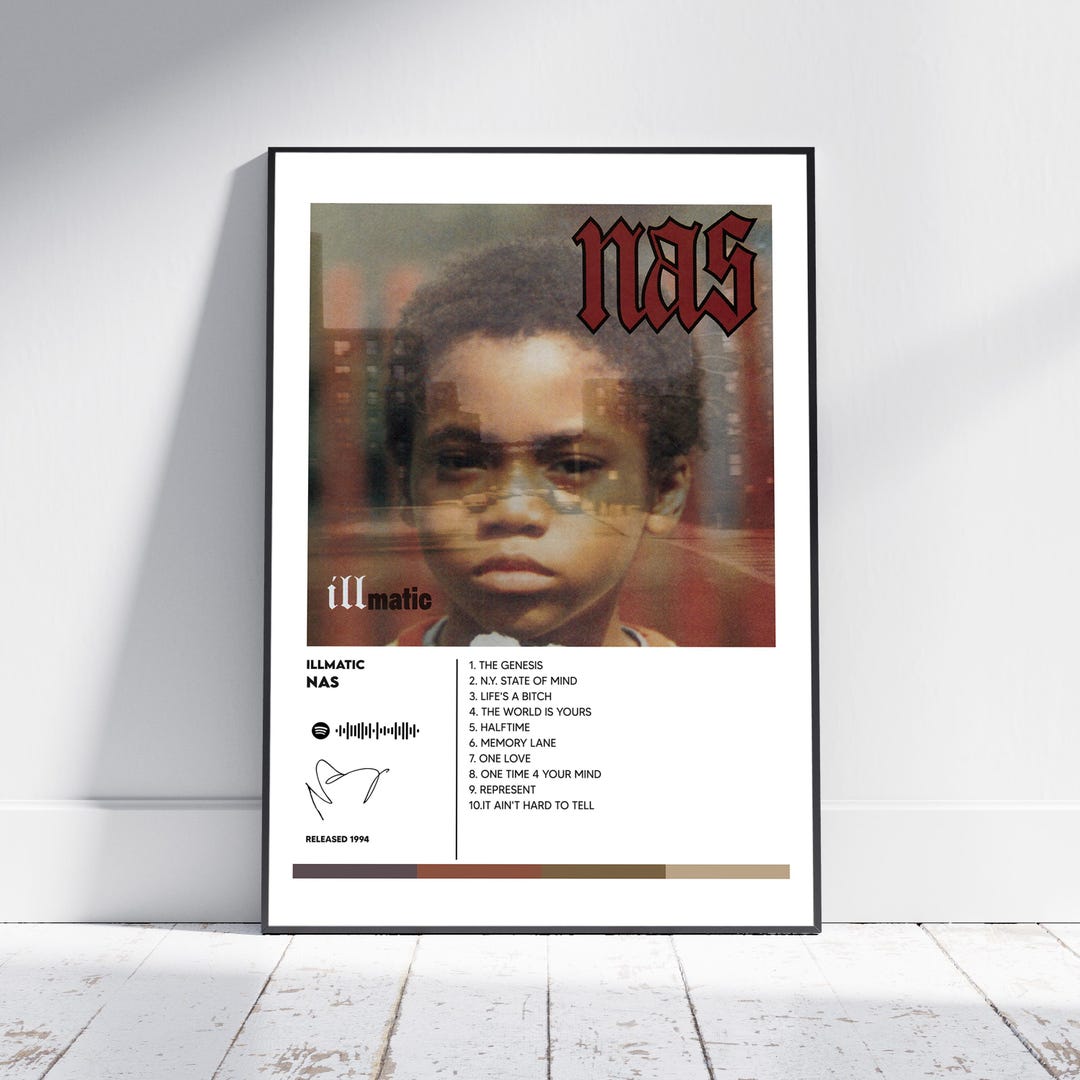 Nas Illmatic Album Poster / Album Cover Poster / Music Gift / Music ...