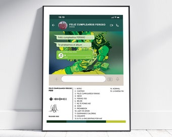 Feid Ferxxocalipsis Album Poster / Album Cover Poster / Music Gift ...