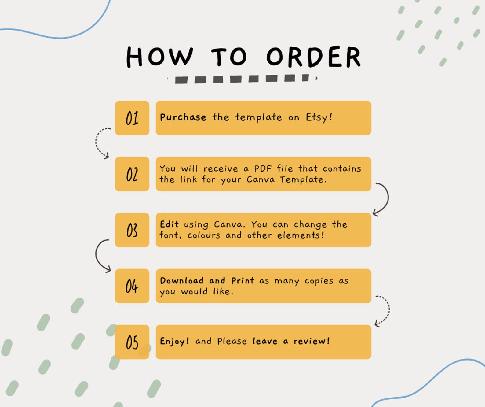 Whimsical Wedding Sign Template, Hand Drawn Signage, Illustrated ...