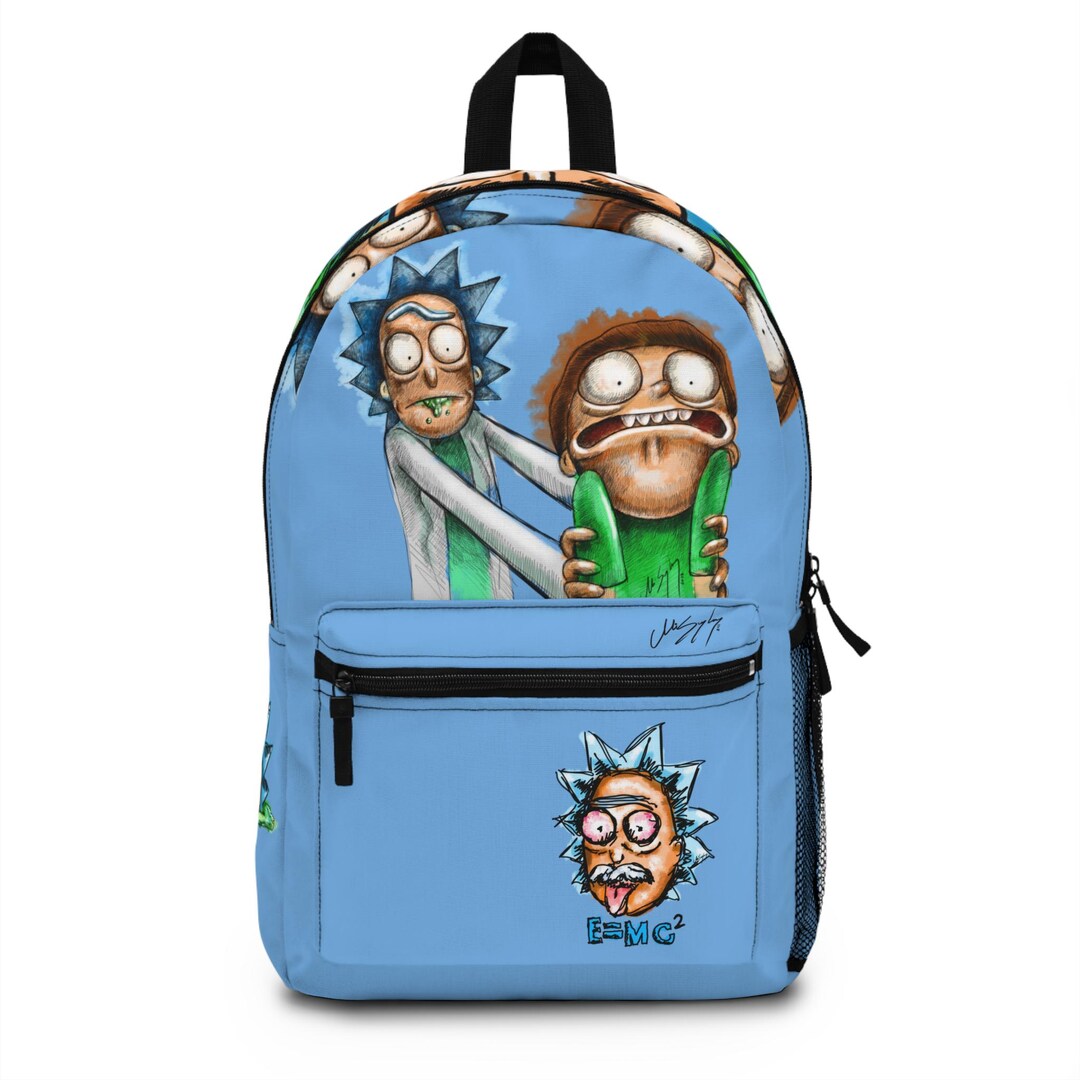 Drawing, Art, Personalized Cartoon Backpack for Kids Fun Design ...