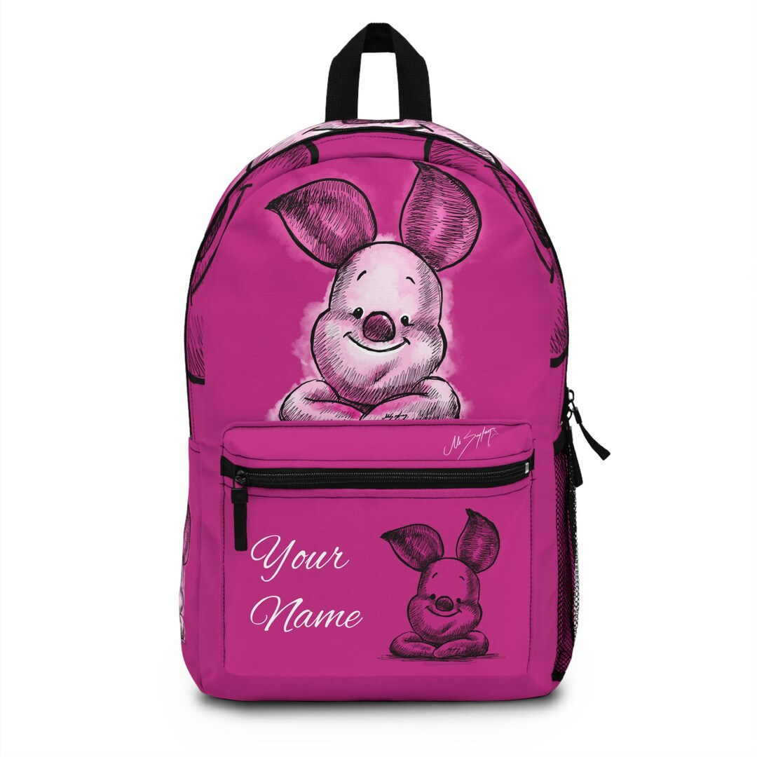 Personalized Cartoon Character Backpack Custom Name, Unisex Bag for ...