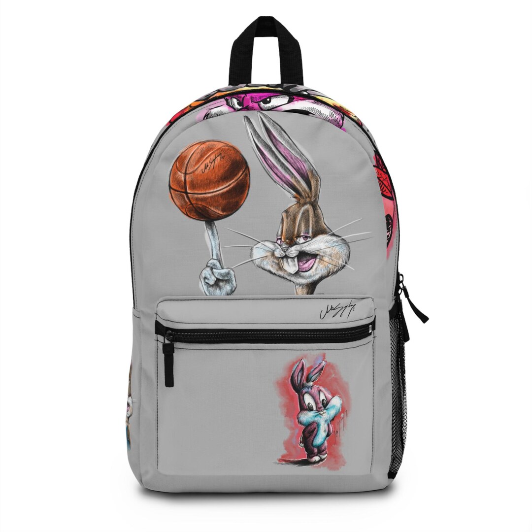 Bugs Bunny, Backpack With Custom Name for School, Cartoon Kids School ...
