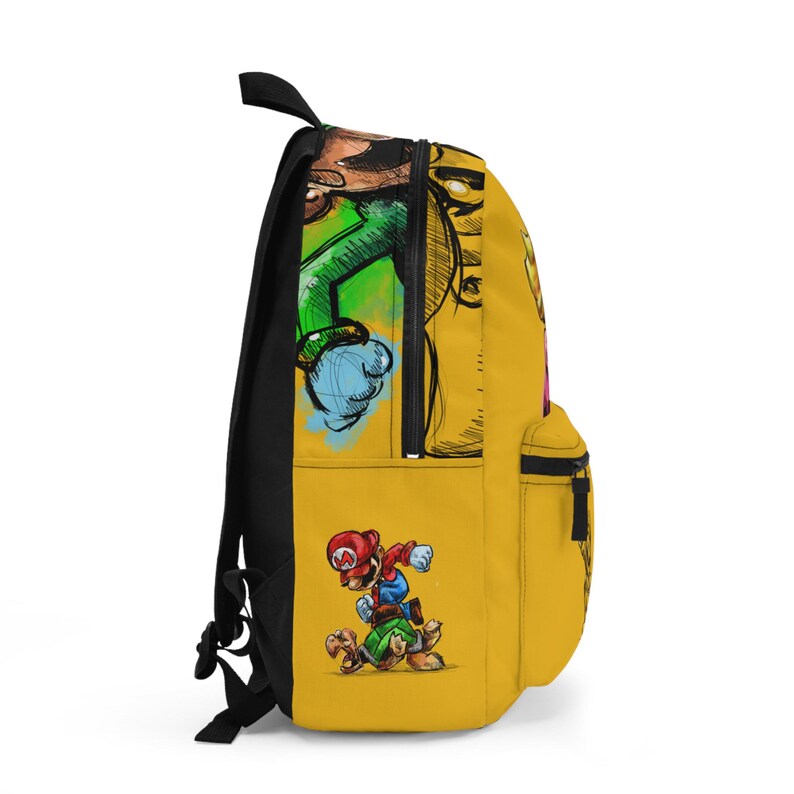 Personalized Cartoon Character Backpack Custom Name, Unisex Bag for ...